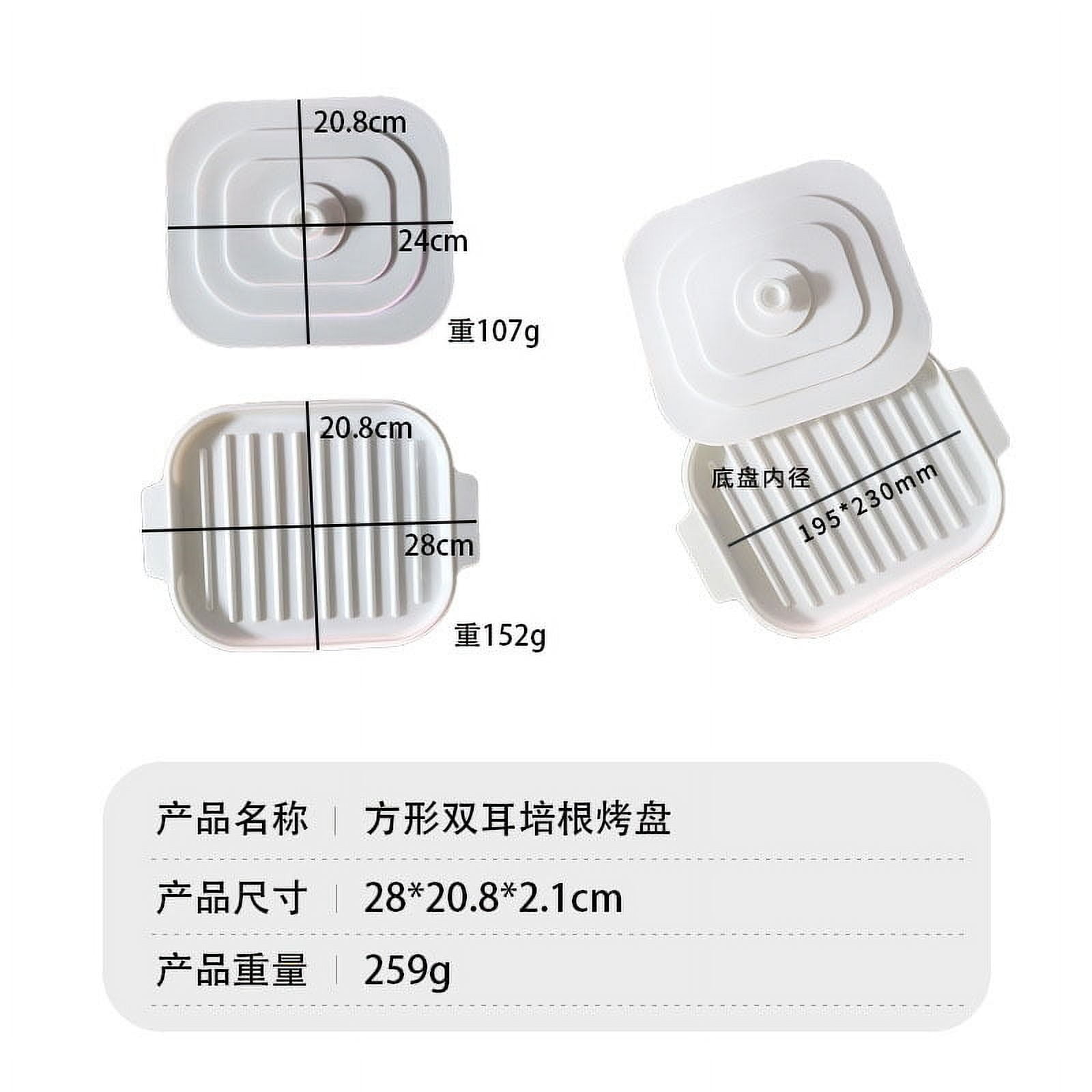 Bacon Cooking Tray Microwave Baking Dish Multi-functional Bread Baking ...