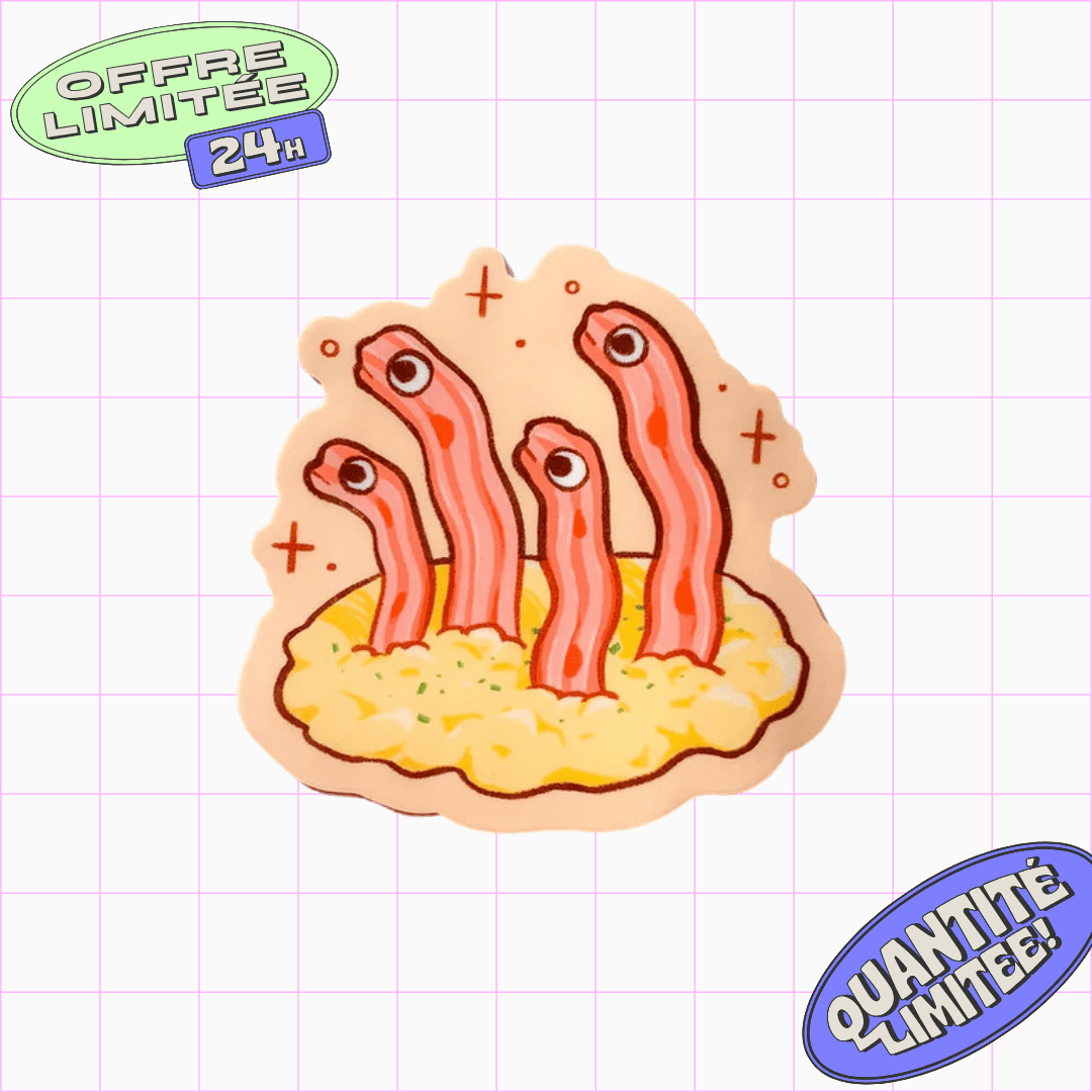 Bacon Eel Sticker | Cute Garden Eel Marine Life Design | Ocean Animal ...