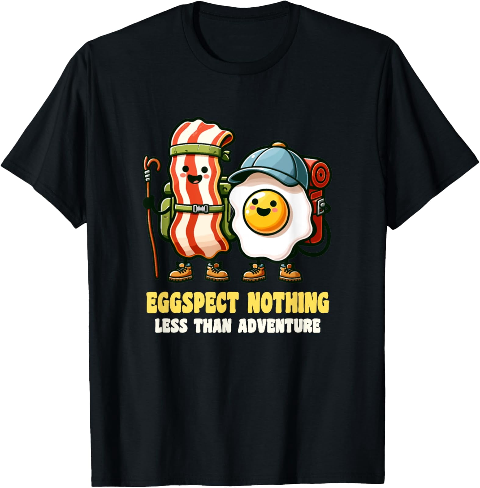 Bacon Egg And Cheese Breakfast Eggspect T-Shirt All Size S-5XL ...