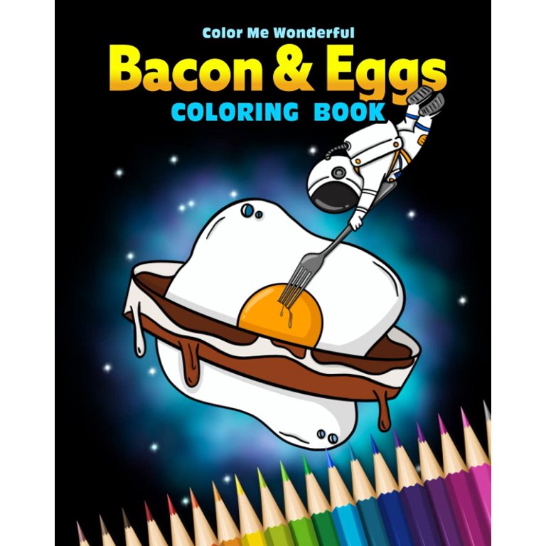 coloring book breakfast