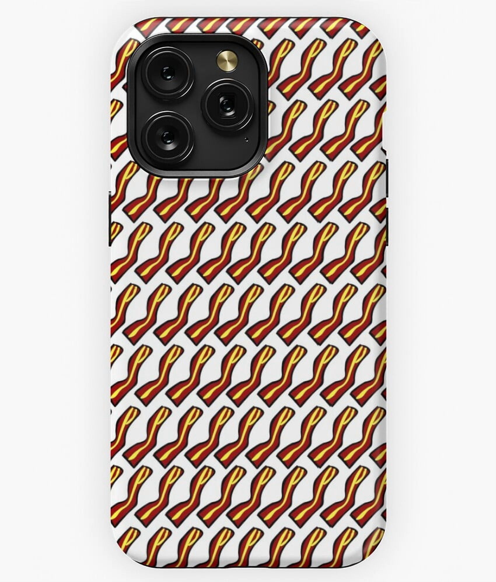 Bacon Funny Food Lover Design M1075 Phone Case for iPhone 17 16 15 14 ...