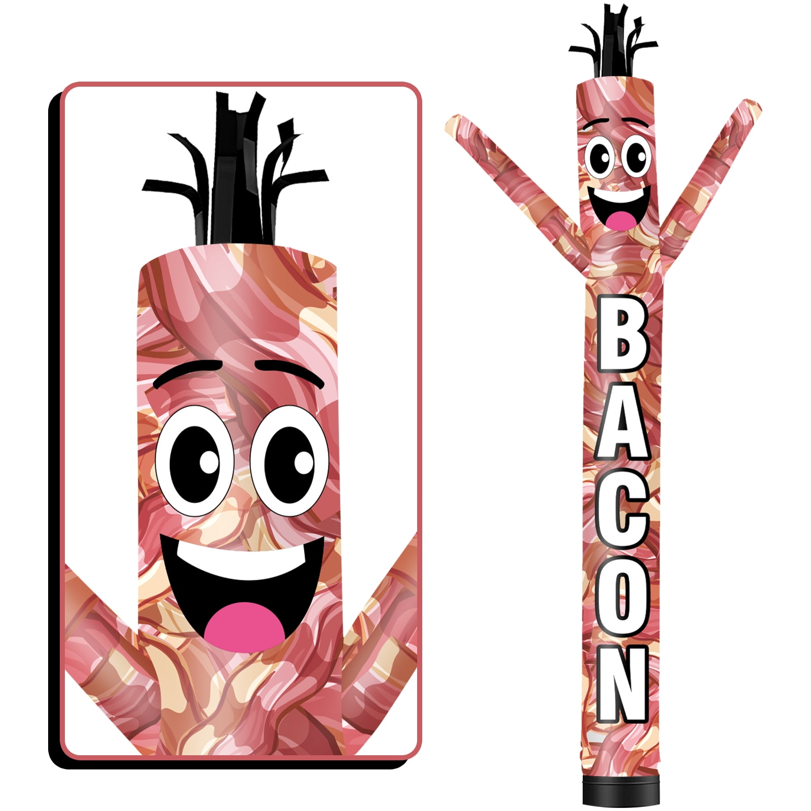 Bacon Inflatable Tube Man Wacky Wavy Dancing Guy for Outdoor Decoration ...
