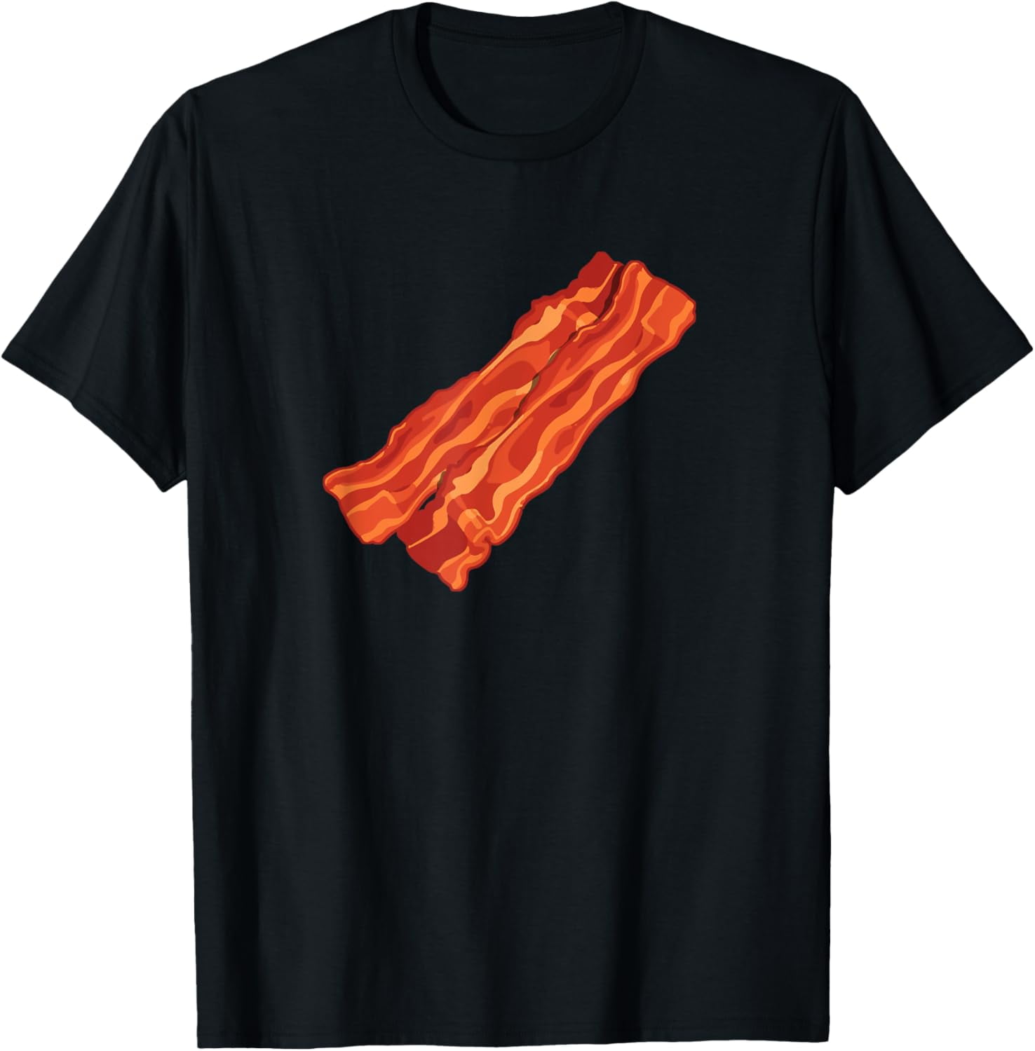Bacon Meat Bacon Strips - BBQ Barbecue Breakfast Bacon T-Shirt ...