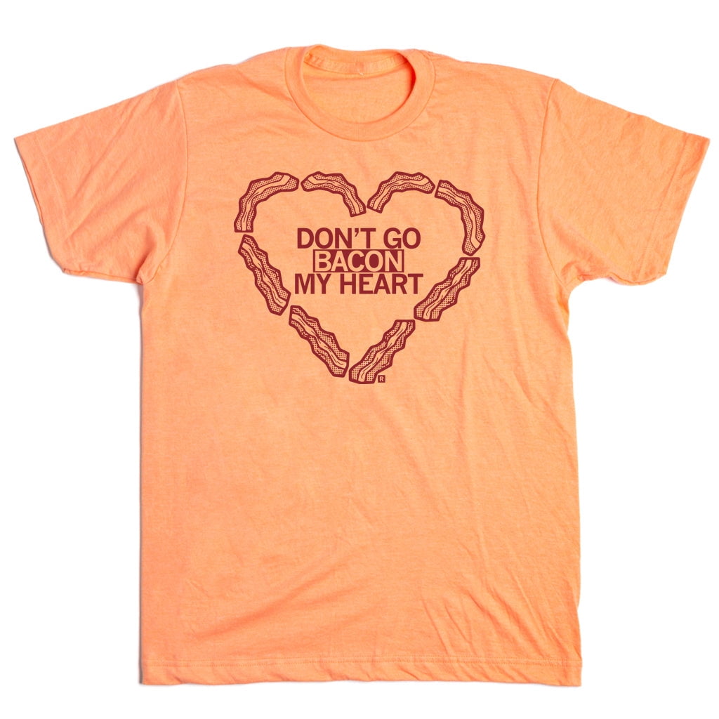 Bacon My Heart Graphic Tee TShirt Gift - Walmart.com