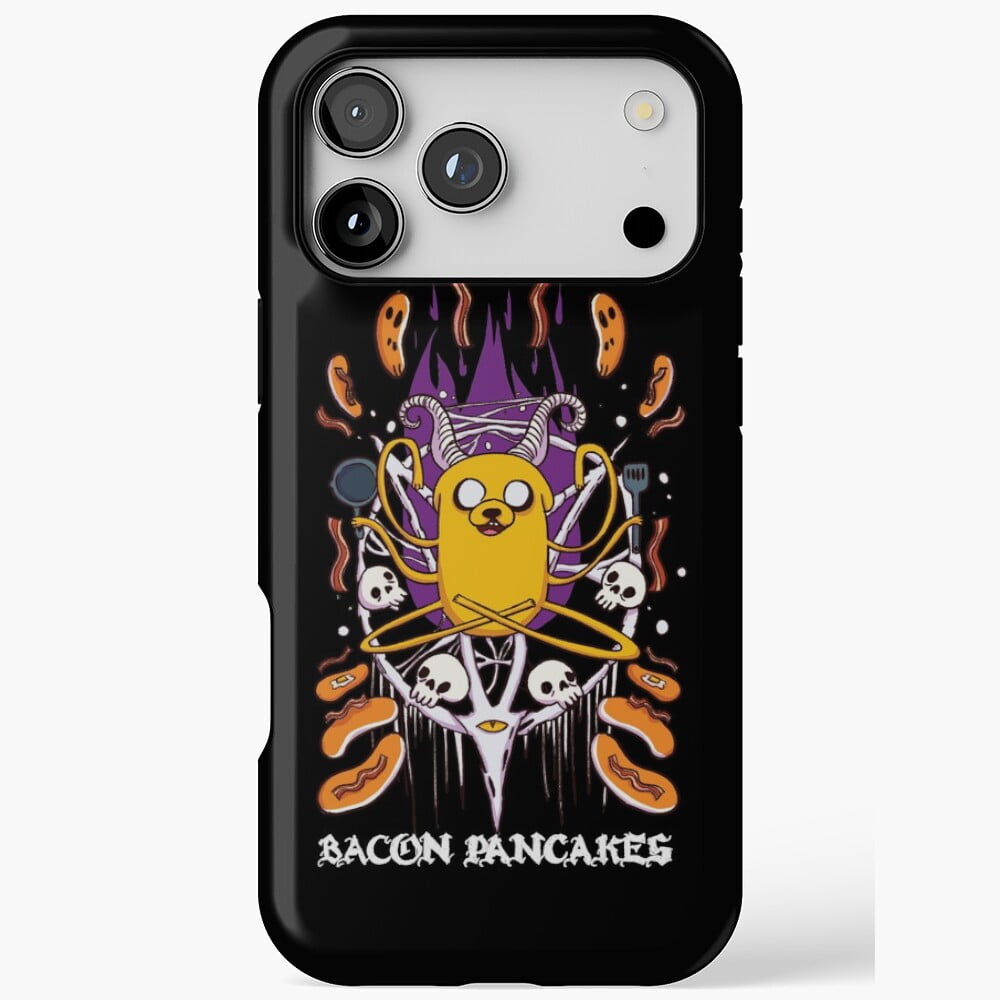 Bacon Pancakes Adventure Time Jake Song Breakfast Art iPhone Case 17 ...