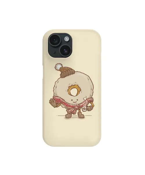 Bacon Scarf Donut Funny Foodie Phone Case for iPhone 16 15 14 13 12 11 ...
