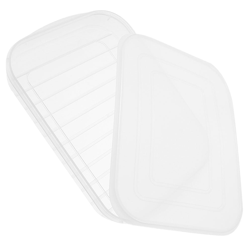 Bacon Storage Transparent Stackable Seafood and Fish Crisper Box Seal ...