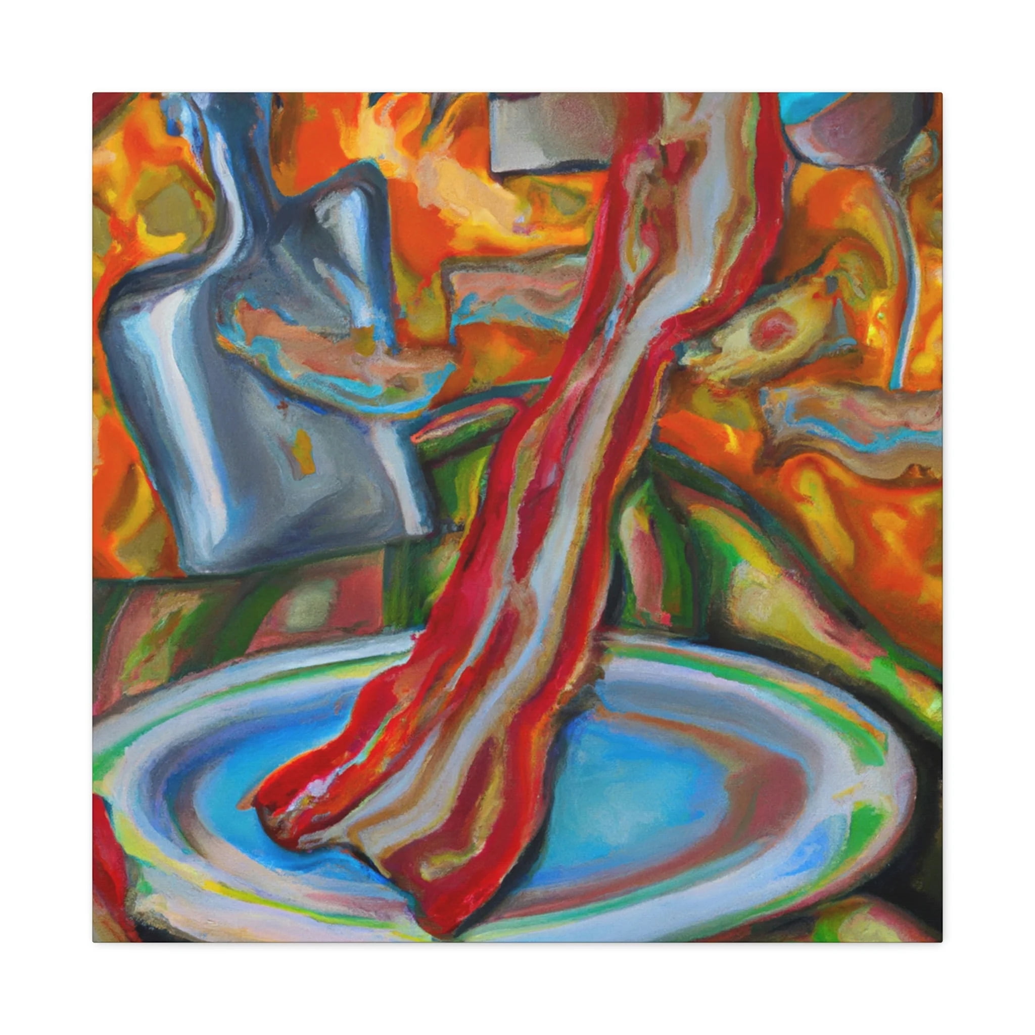 Bacon Surreal Dreamscape - Canvas - Walmart.com