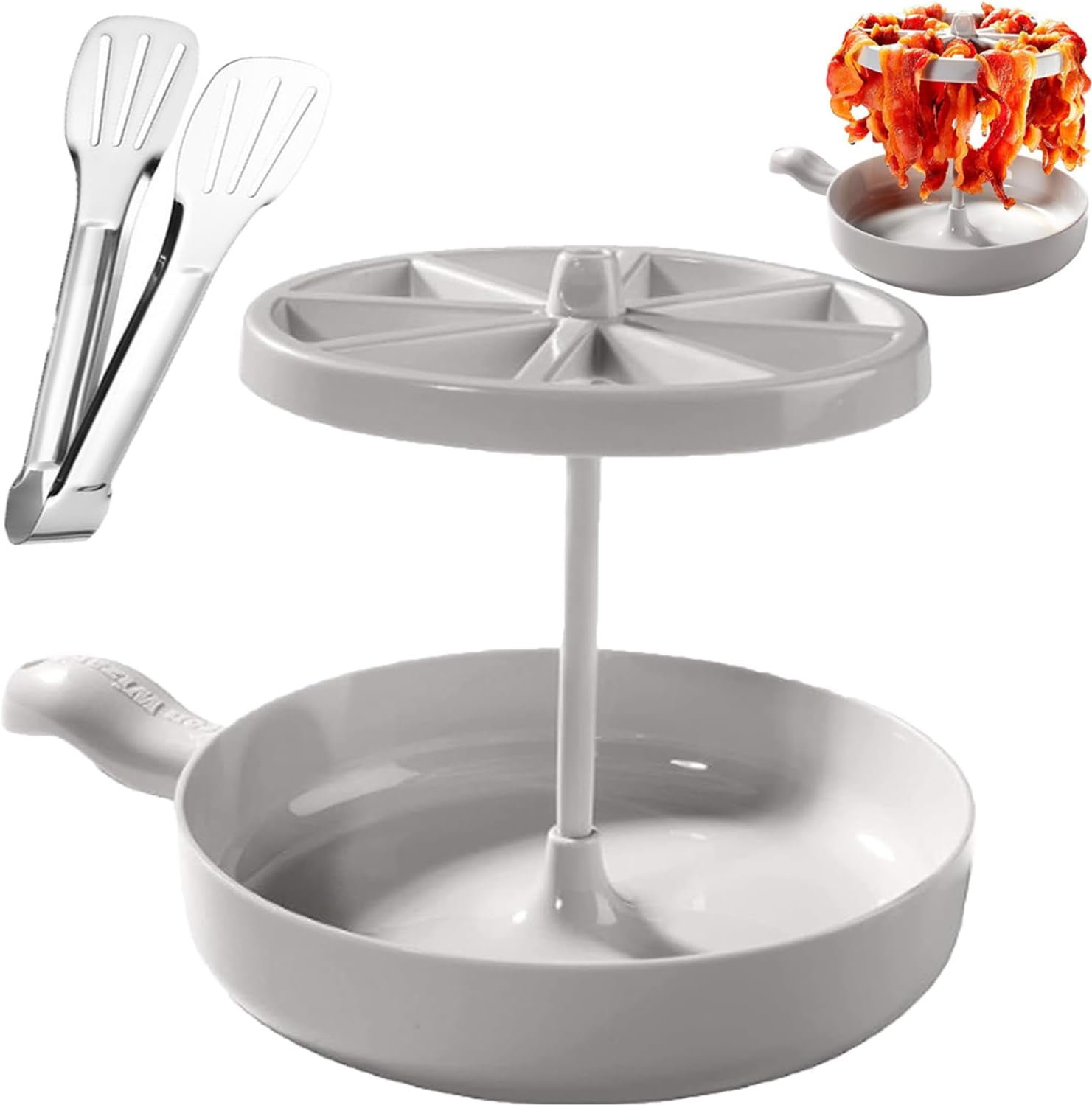 Bacon Wizard Microwave Crispy Bacon Maker, Microwave Bacon Cooker ...