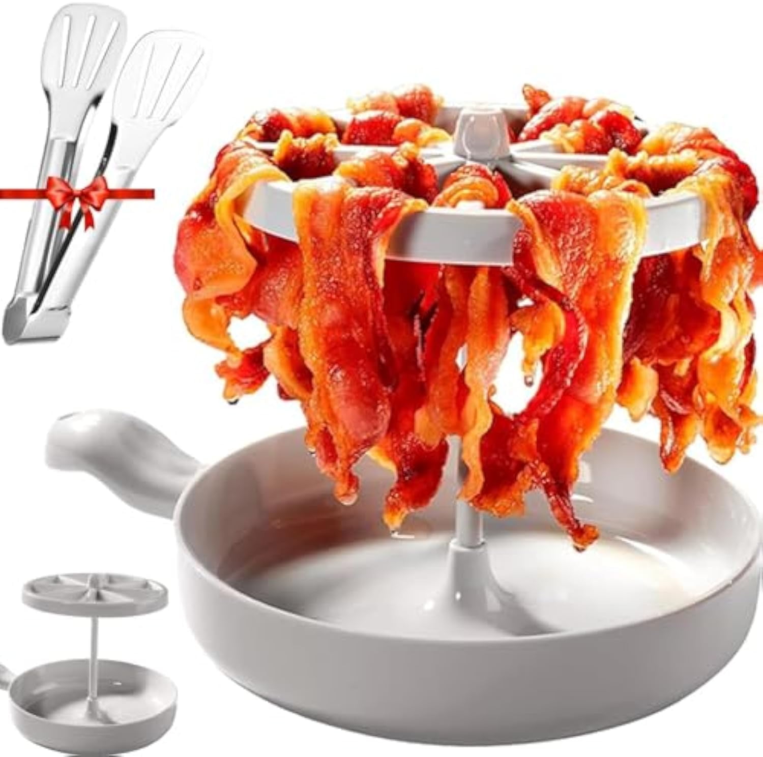 Bacon Wizard Microwave Crispy Bacon Maker, Microwave Bacon Cooker ...