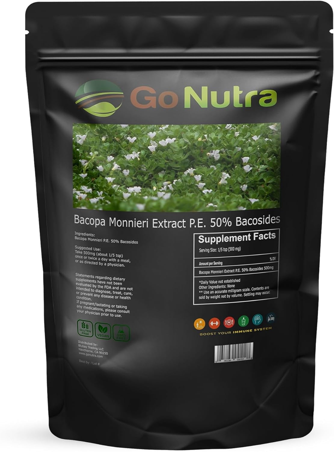 Bacopa Extract Powder (Bacopa Monnieri) 50% Bacosides - Herbal Extract ...