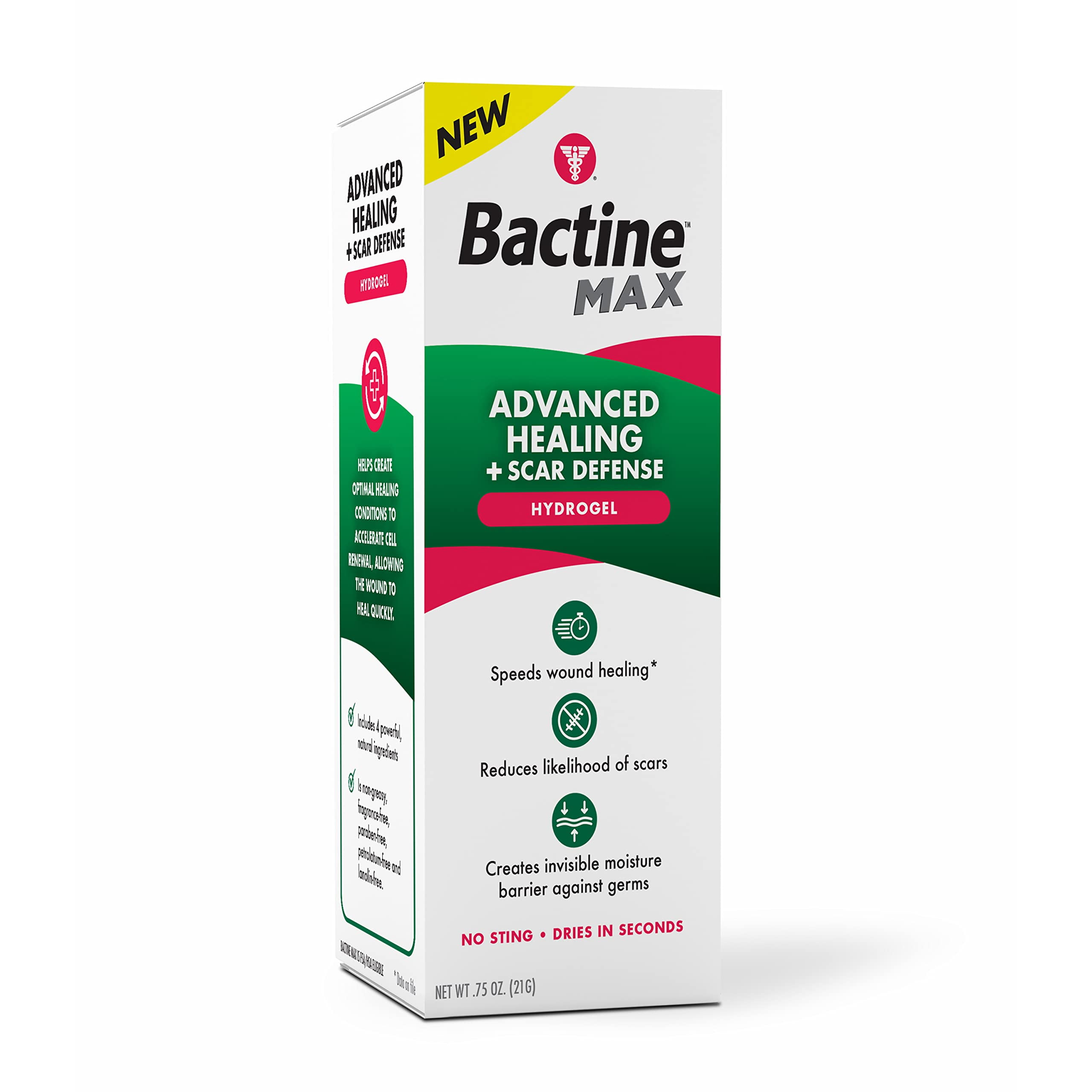 Bactine Max Advanced Hydrogel, 0.75 oz - Wound Treatment for Cuts ...