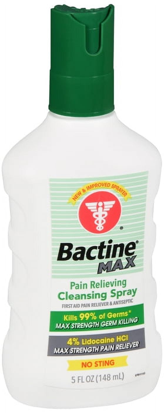 Bactine Max Pain Relieving Cleansing Spray 5 oz Pack of 2 - Walmart.com