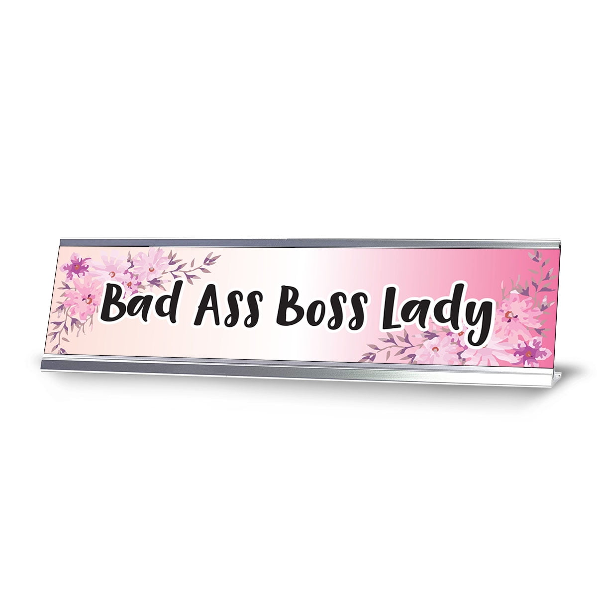 Bad Ass Boss Lady, Designer Office Gift Desk Sign (2 x 8") - Walmart.com