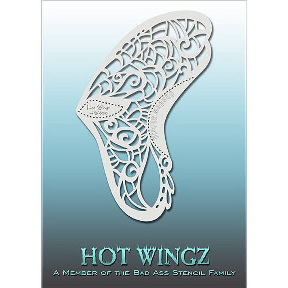 Bad Ass Butterfly Hot Wingz Stencils HOTWING8010 - Walmart.com
