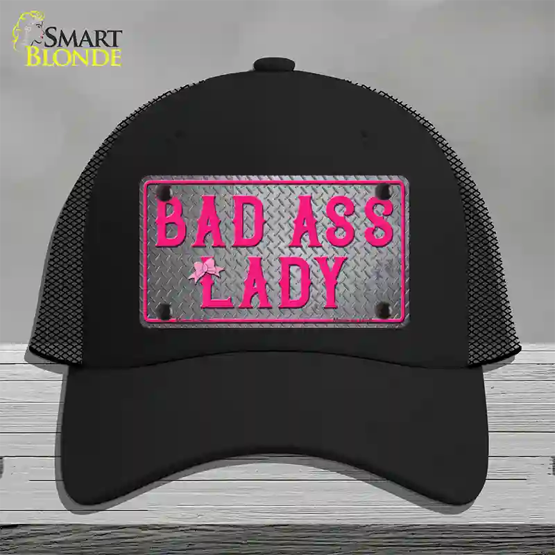 Bad Ass Lady Novelty License Plate Hat Tag Mesh Black - Walmart.com