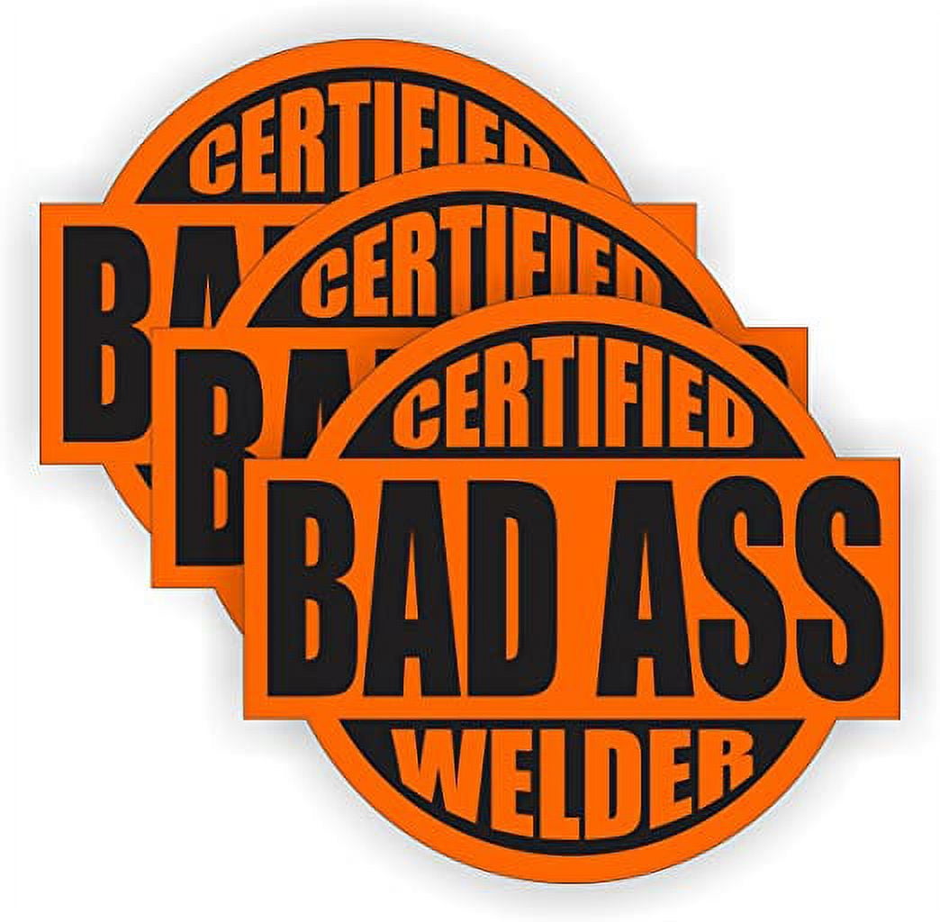 Bad Ass Welder Hard Hat Sticker / Helmet Decal Label Lunch Tool Box ...