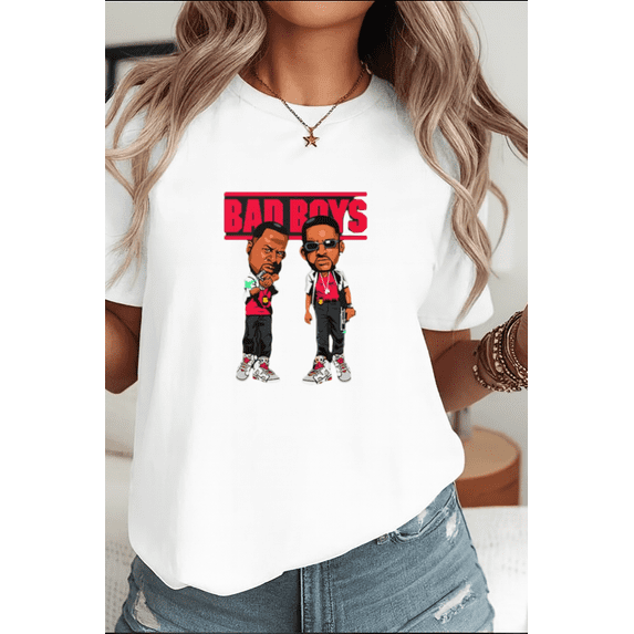 Bad Boys Retro Movie Characters Vintage Film Fan Collector Unisex T ...