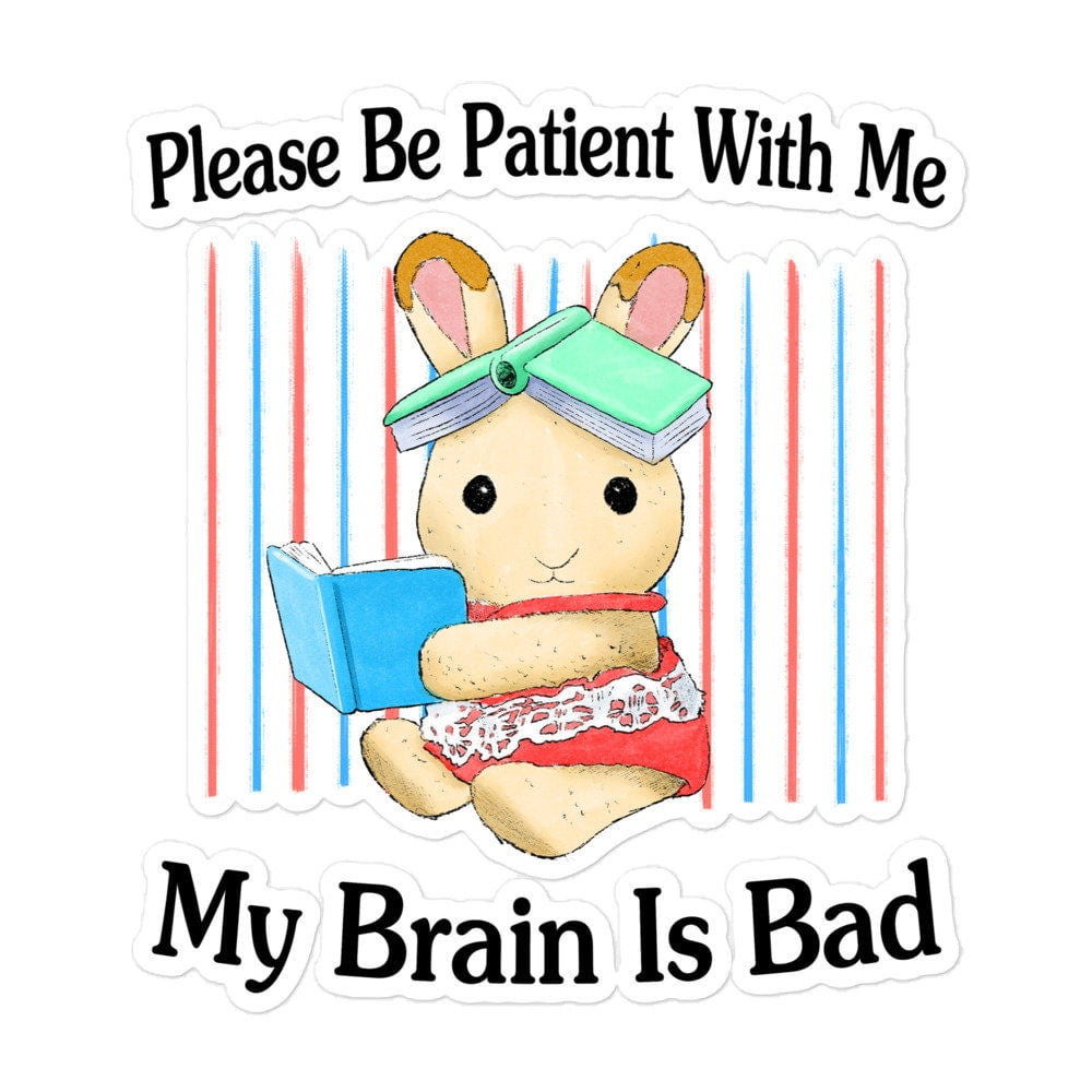 Bad Brain Bubble-Free Stickers Vinyl Decal Cute Sticker Aesthetic ...
