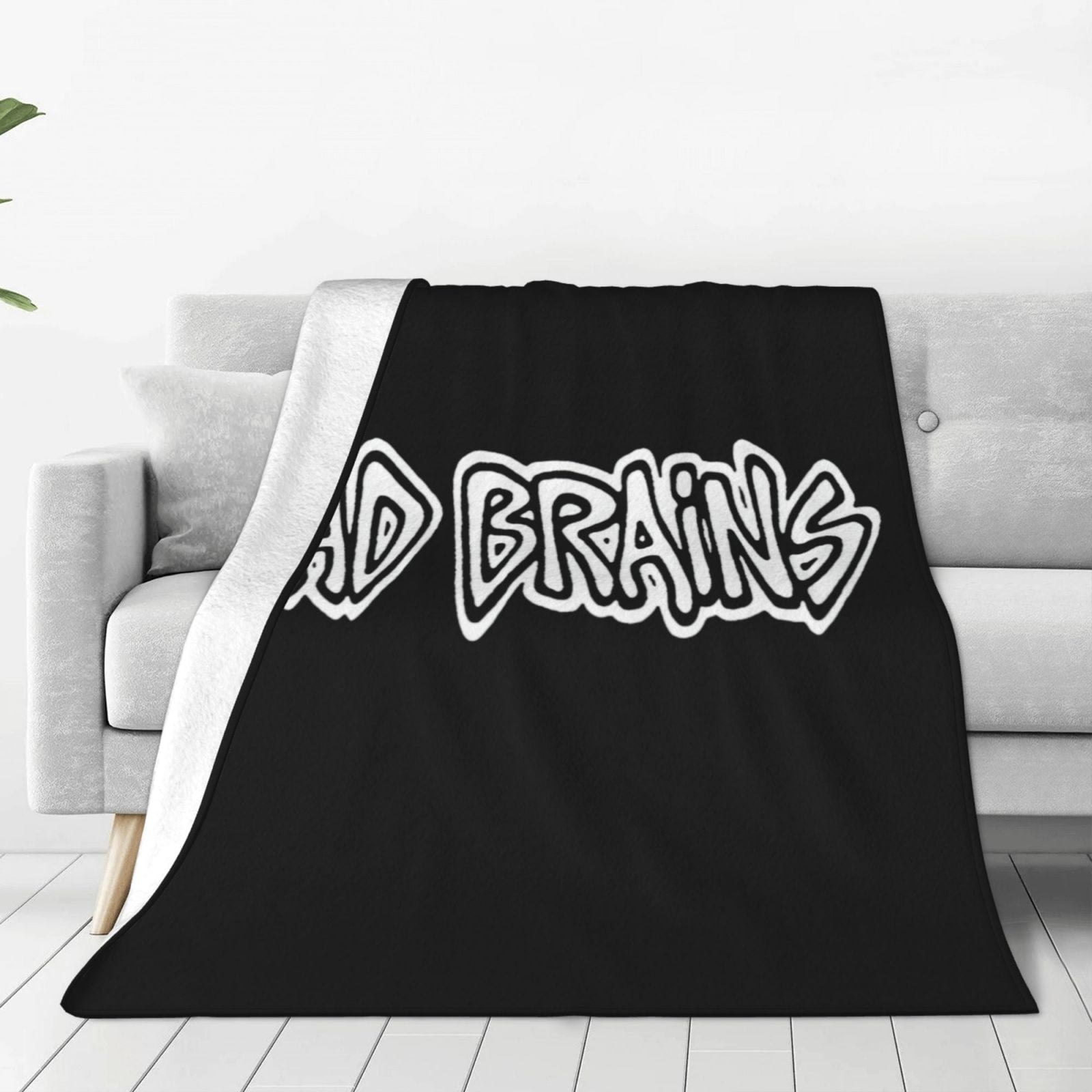 Bad Brains Fleece Blanket Super Soft Cozy Throw Blanket, Lightweight ...