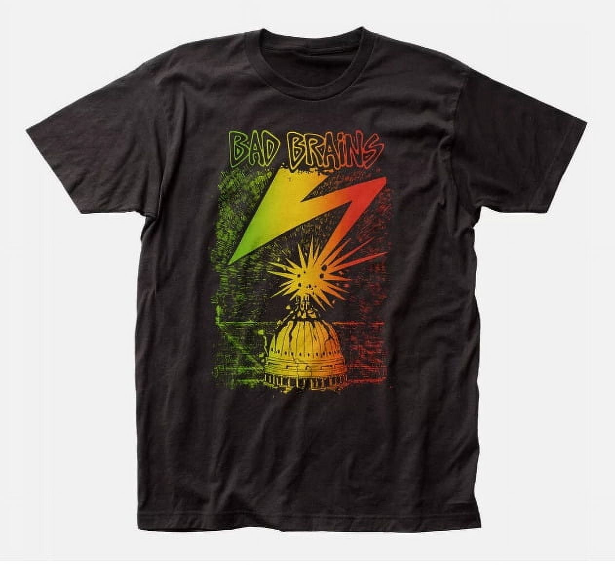 Bad Brains Rasta Fade T Shirt Mens Licensed Rock N Roll Music Retro New ...