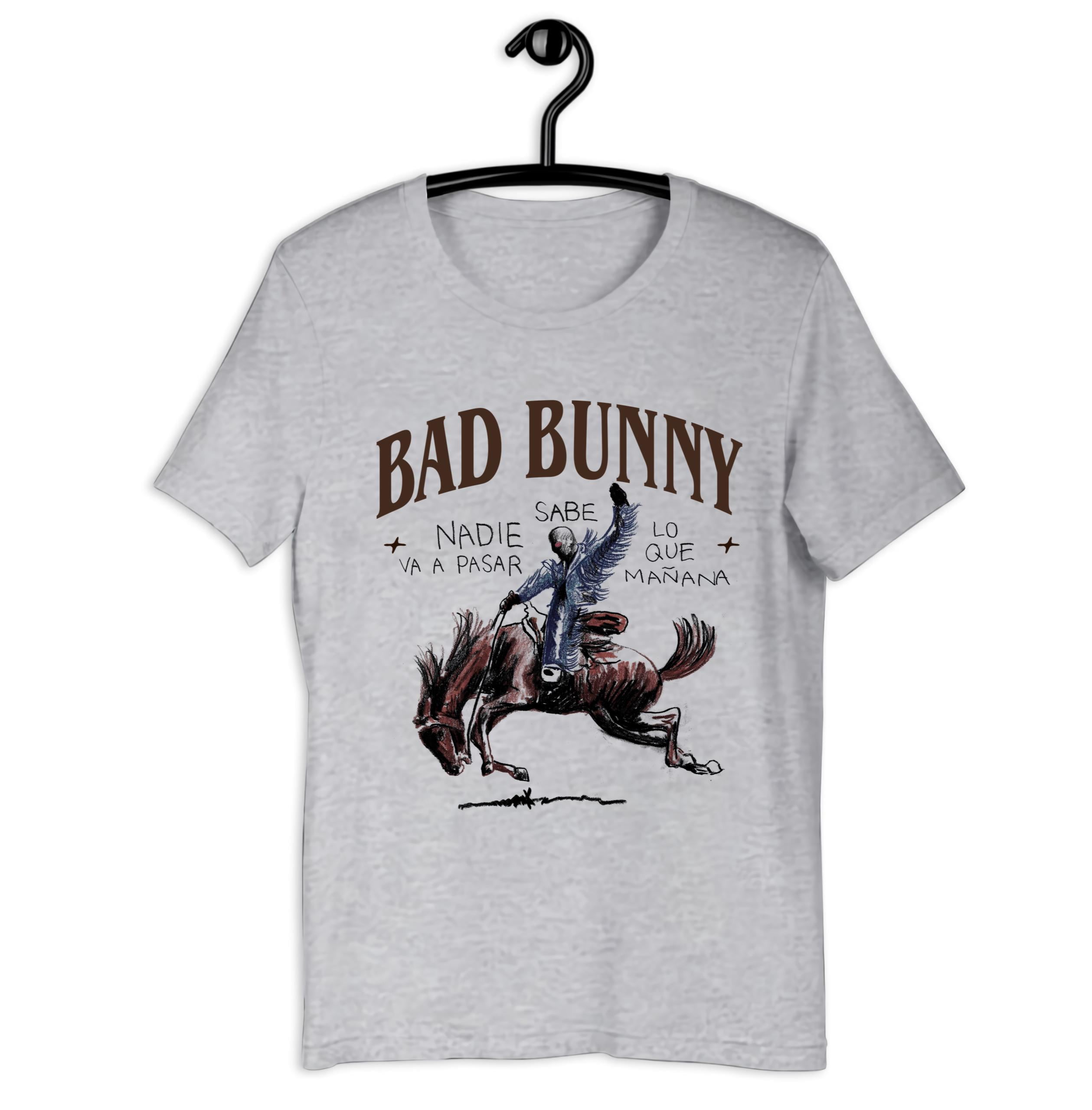 Bad Bunny 2024 Tour Shirt, Nadie Sabe Lo Que Va A Pasar Manana, Most ...