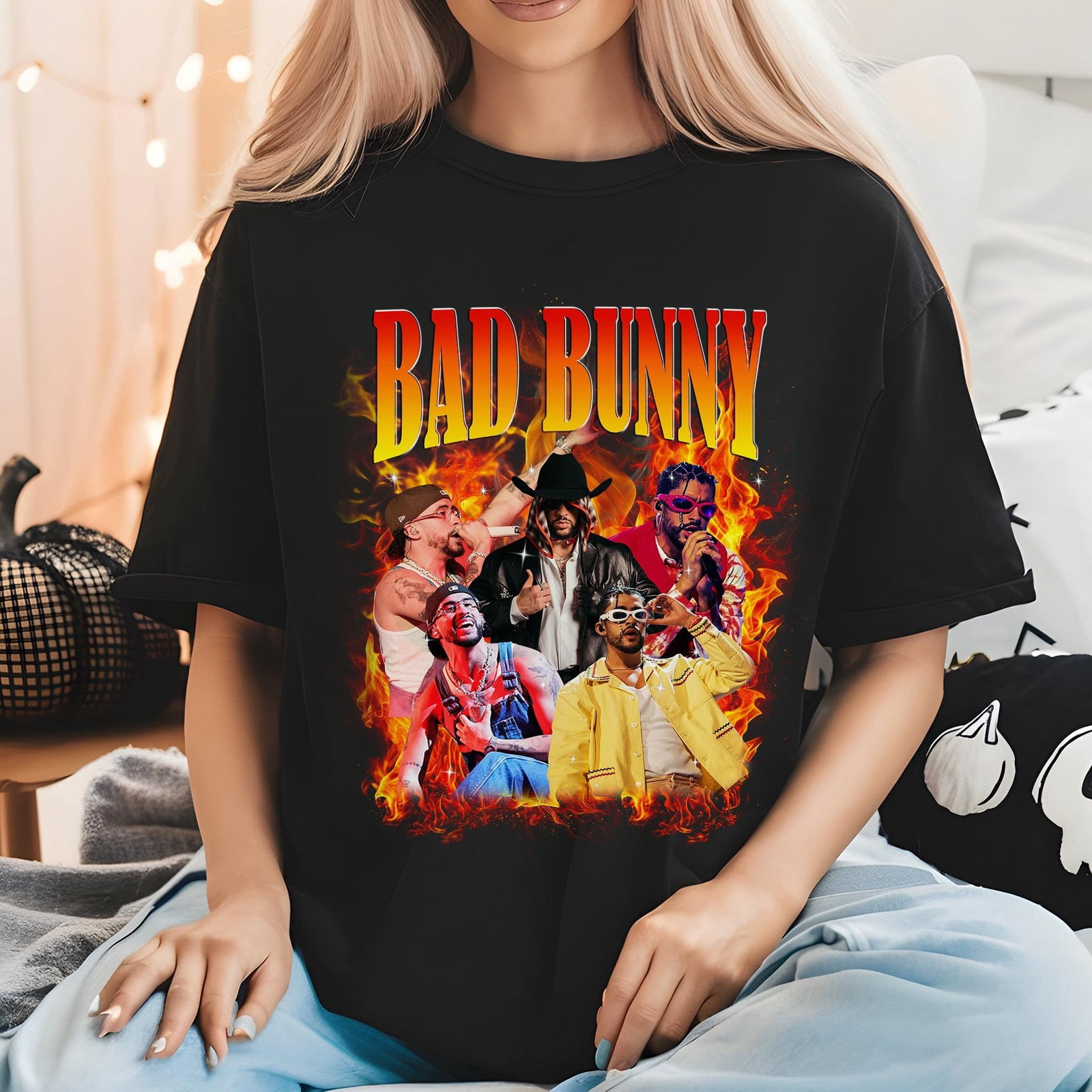 Bad Bunny Bootleg Graphic Shirt Bad Bunny Shirt Bad Bunny fan shirt Bad ...