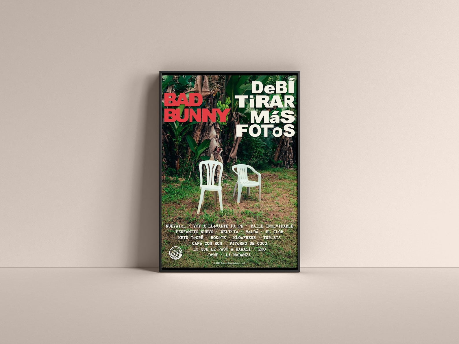 Bad Bunny Debí Tirar Más Fotos Poster, Music Wall Art, Celebrity Art ...
