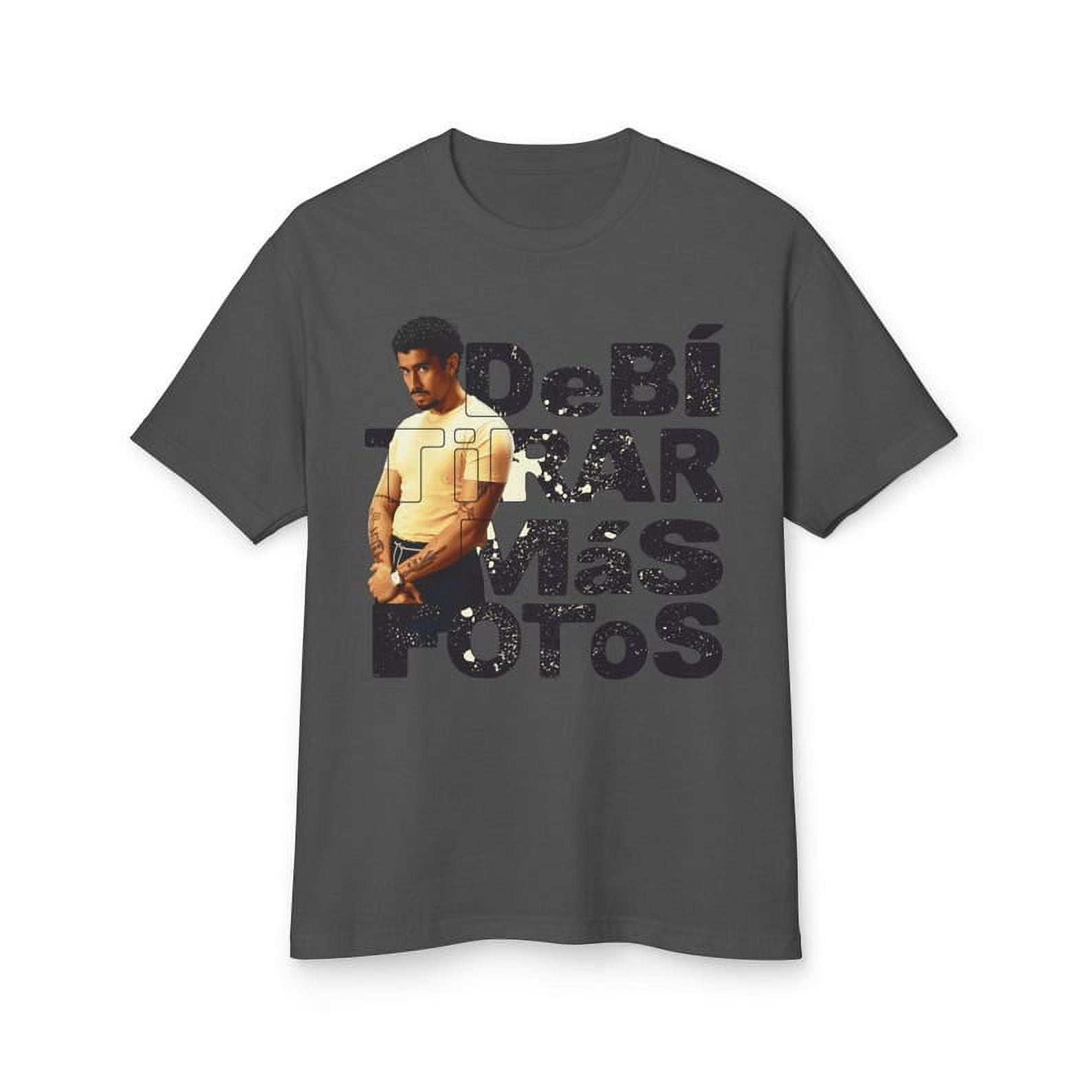 Bad Bunny Debi Tirar Mas Fotos T-Shirt, Latin Music Graphic Tee ...