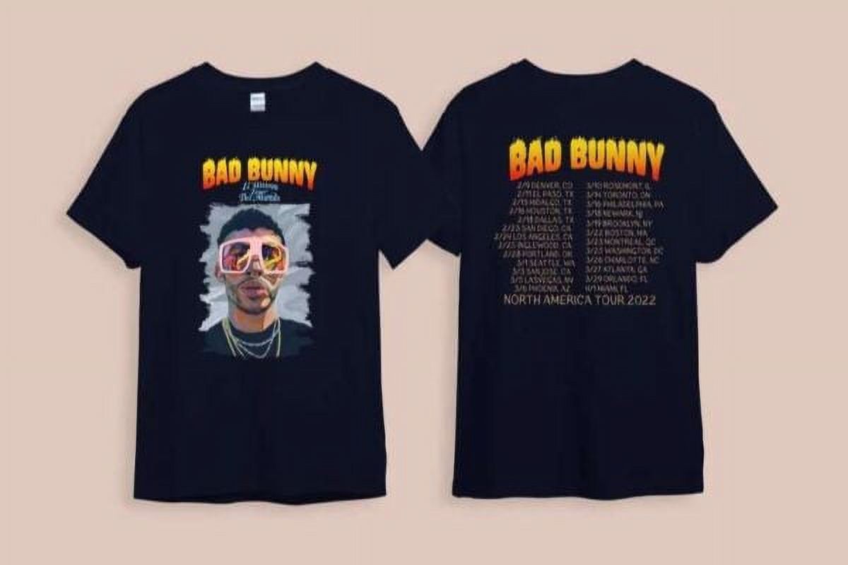 Bad Bunny El Ultimo Tour Del Mundo 2022 Shirt Merch - Walmart.com