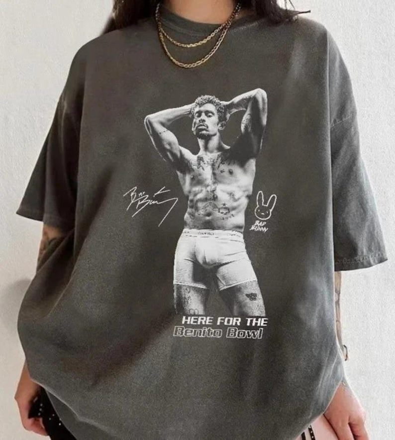 Bad Bunny Football Shirt Benito Bowl 2026 Halftime Show Tee, Puerto ...