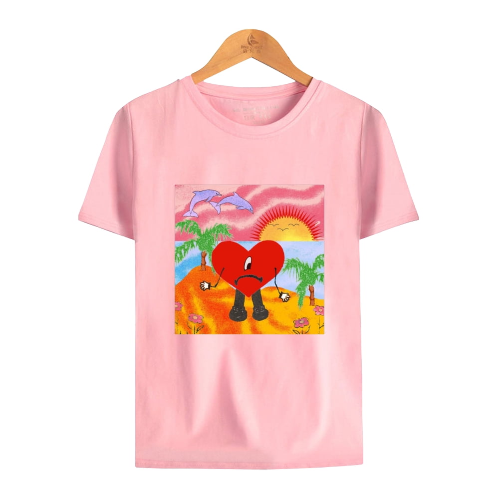 Bad Bunny Merch Un Verano Sin Ti Album T-shirt Crewneck Short Sleeve ...