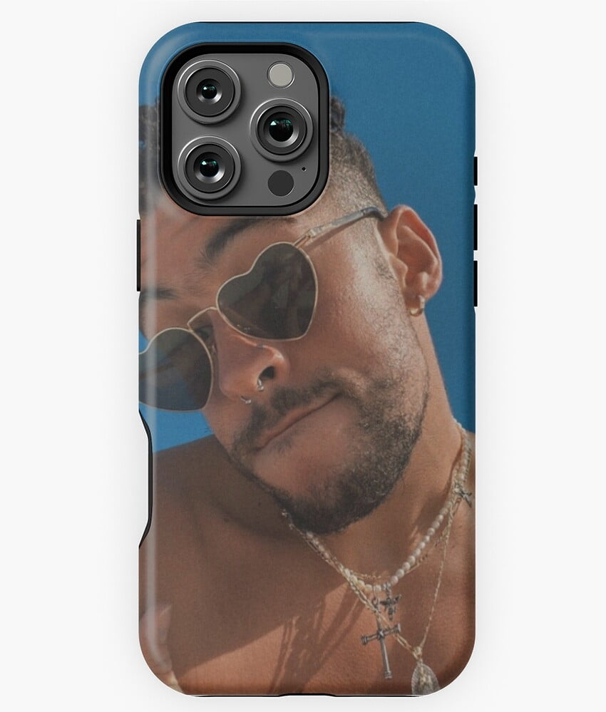 Bad Bunny Music Artist Rapper Fan Phone Case for iPhone 16 15 14 13 12 ...