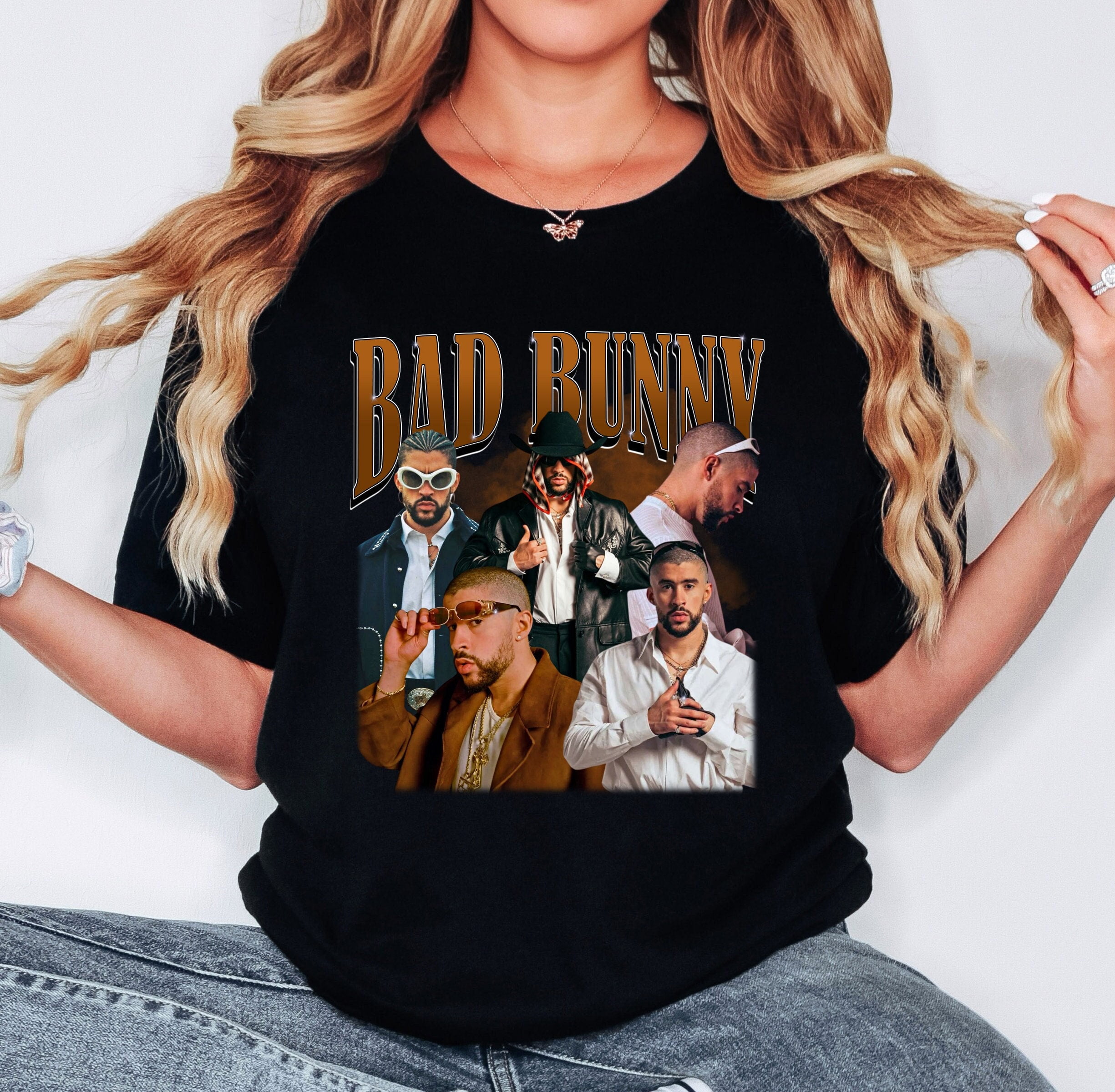 Bad Bunny Shirt,T-Shirt,Bad Bunny Tour TShirt, Bad Bunny Merch, Bad ...