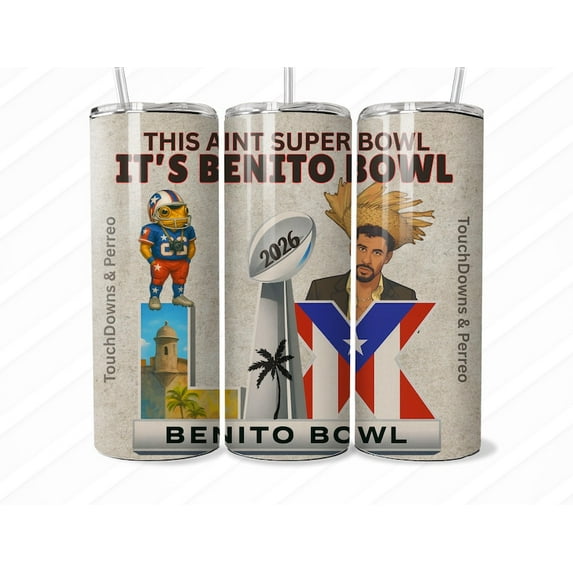 Bad Bunny Super Bowl 2026 Design: Benito Concert Game Day Art - Walmart.com