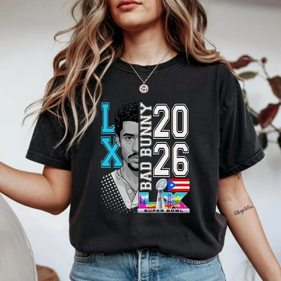 Bad Bunny Super Bowl 2026 Shirt | Puerto Rican Football Tee | Halftime ...