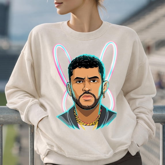 Bad Bunny Super Bowl LIX Graphic Sweatshirt, Boricua Puerto Rico ...