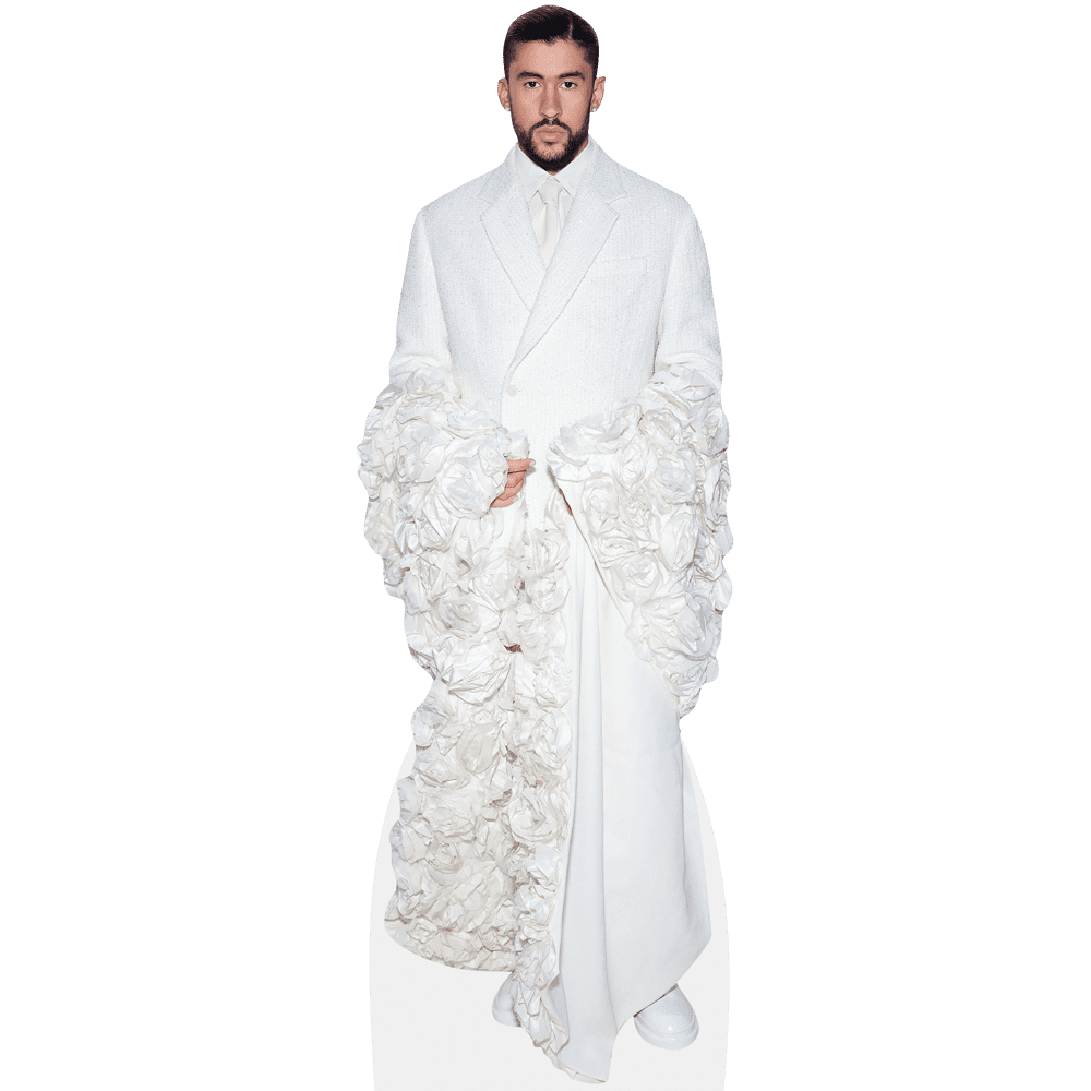 Bad Bunny (White Outfit) Lifesize Cardboard Cutout Standee - Walmart.com