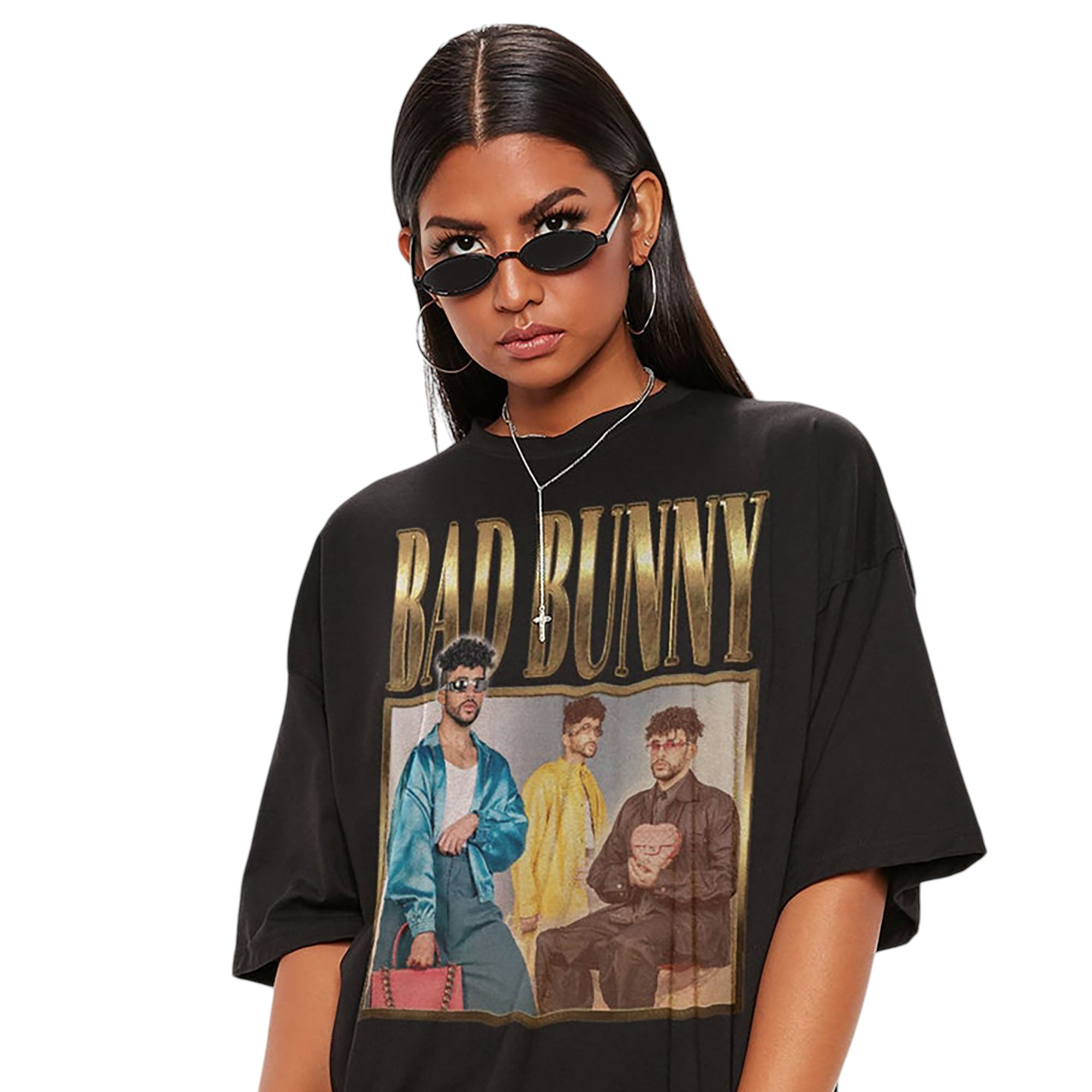 Bad Bunny Yhlqmdlg Benito Antonio Retro Unisex Classic 2D T-Shirt ...