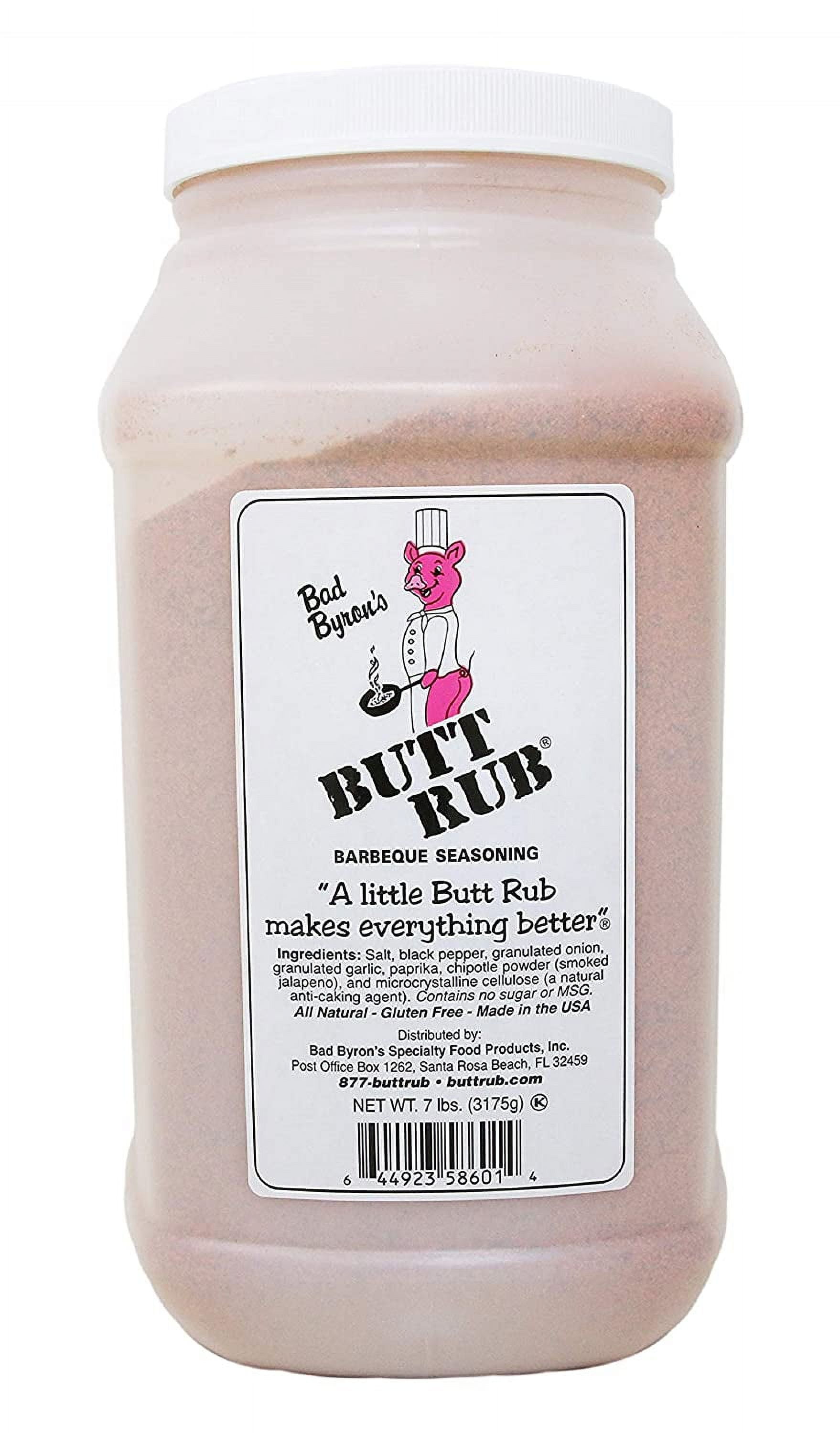 Bad Byron's, Butt Rub Barbecue Seasoning 112 Ounce(7LB) - Walmart.com