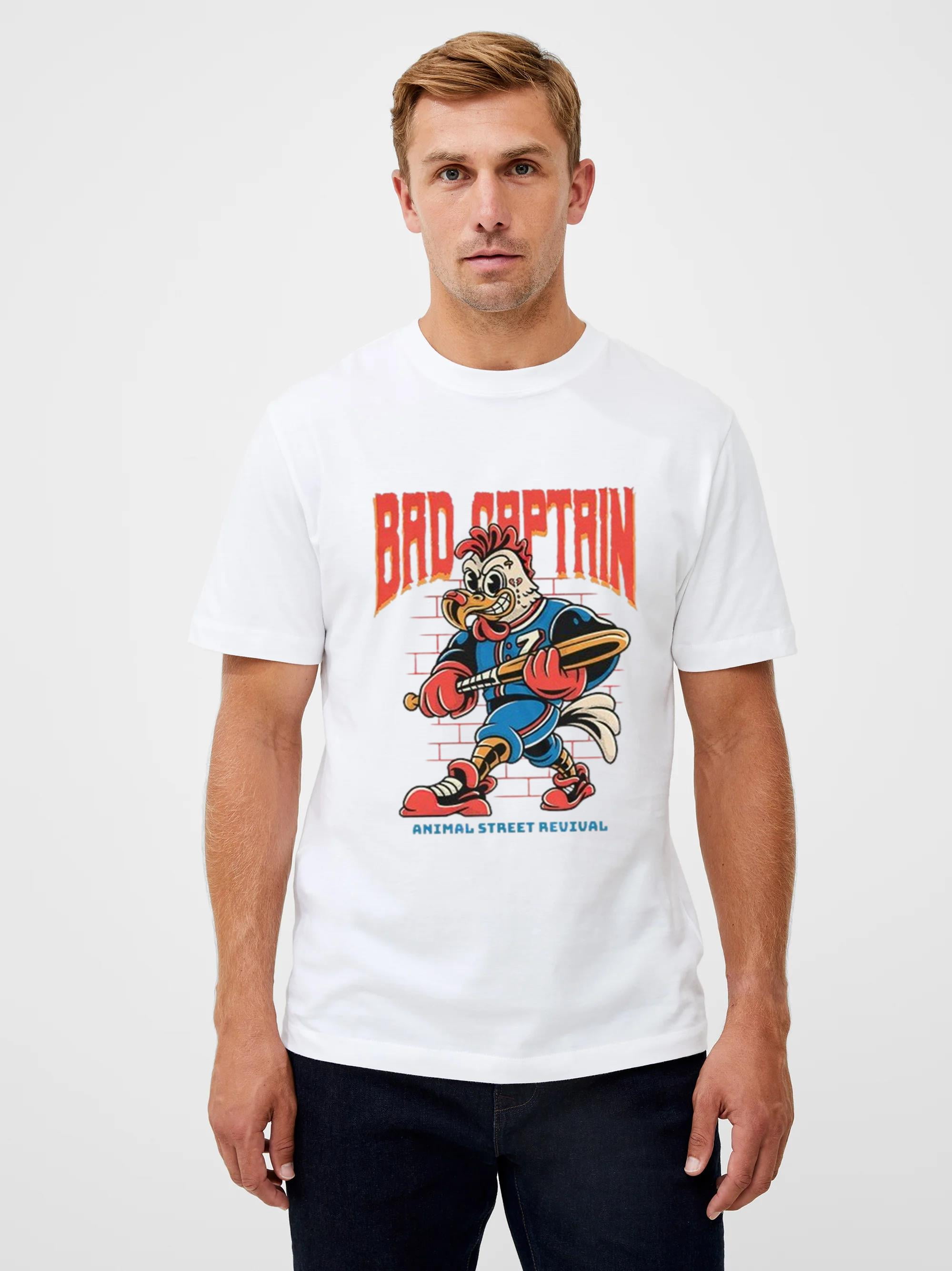 Bad_Captain_T-Shirt Pirate Ship Nautical Themed Funny, for men & women ...