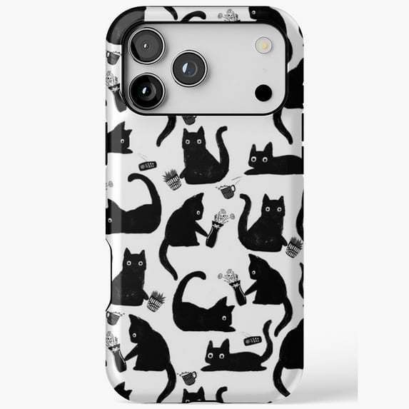 Bad Cats Knocking Stuff Over Protective Cover for iPhone 11 12 13 14 15 ...