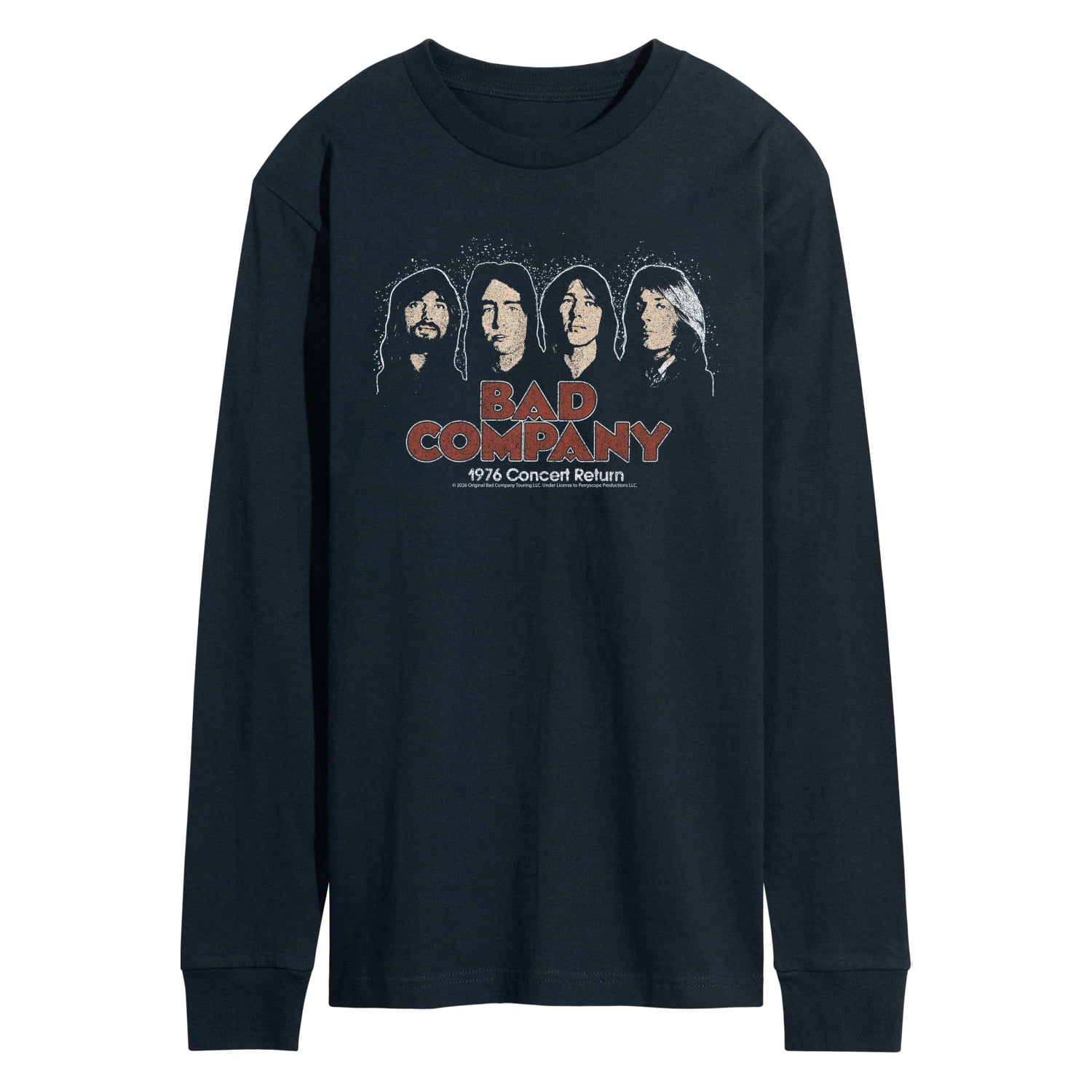Bad Company - Band Faces - Men's Long Sleeve Graphic T-Shirt - Walmart.com