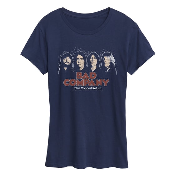 Bad Company - Band Faces - Women's Short Sleeve Graphic T-Shirt ...