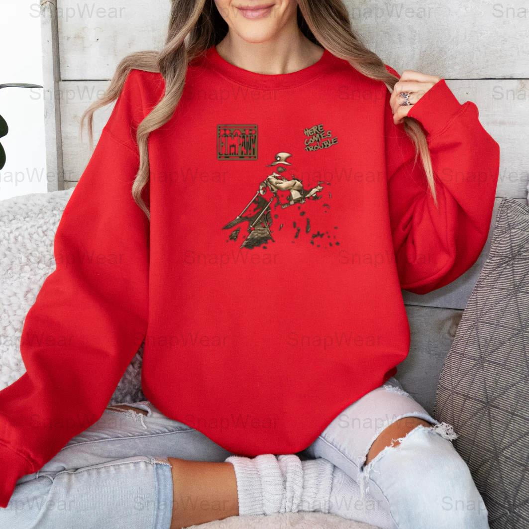 Bad Company Here Comes Trouble Concert Tour Merch Vintage Rock Band T ...