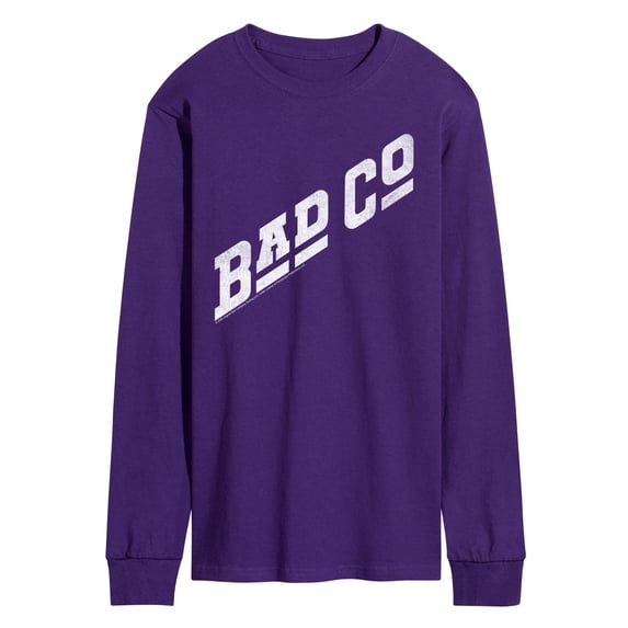 Bad Company - Logo Dark - Men's Long Sleeve Graphic T-Shirt - Walmart.com