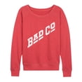 Bad Company - Logo Dark - Women's French Terry Long Sleeve Pullover ...