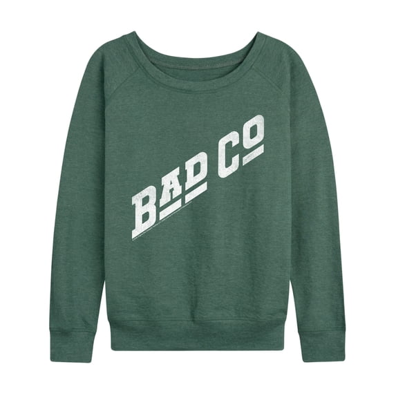 Bad Company - Logo Dark - Women's French Terry Long Sleeve Pullover ...