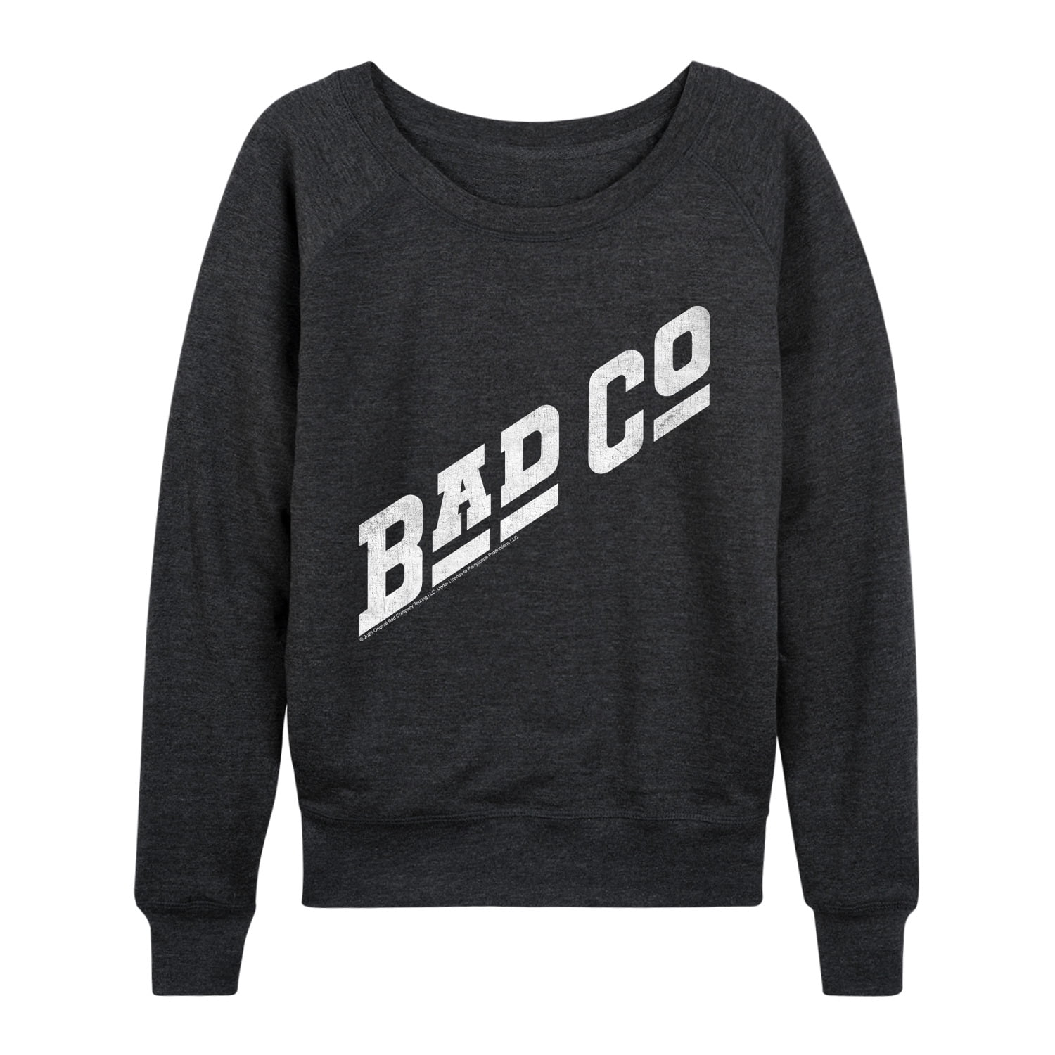 Bad Company - Logo Dark - Women's French Terry Long Sleeve Pullover ...