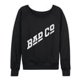 Bad Company - Logo Dark - Women's French Terry Long Sleeve Pullover ...